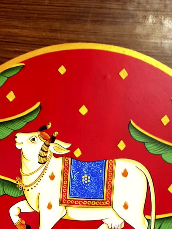 Kamdhenu a Divine Cow Painting | MDF Wood | By Jagriti Bhardwaj ...