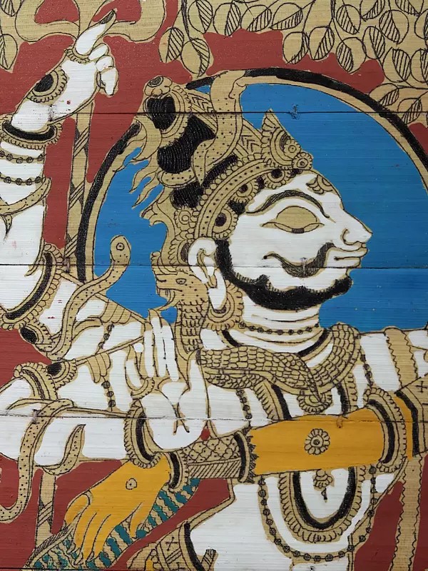 Dancing Shiva Parvati | Pattachitra Painting on Palm Leaf | Exotic ...