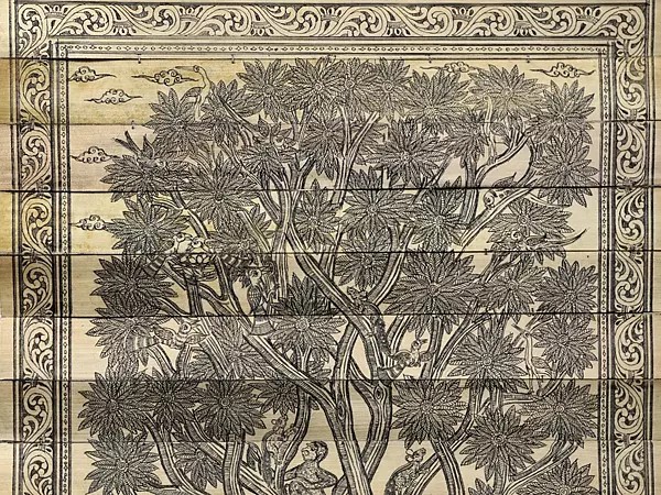 Tree Painting with Animal and Birds | Exotic India Art