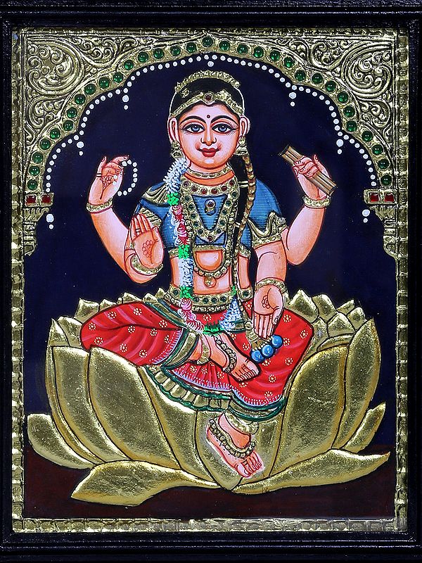 Bala Sundari (Tripura Sundari) | Traditional Colors With 24K Gold ...