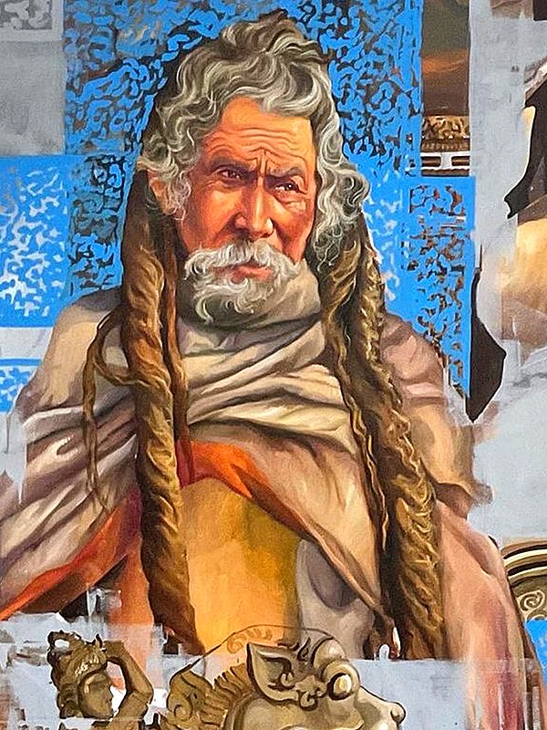 Bharat Darshan Painting by MK Goyal | Exotic India Art