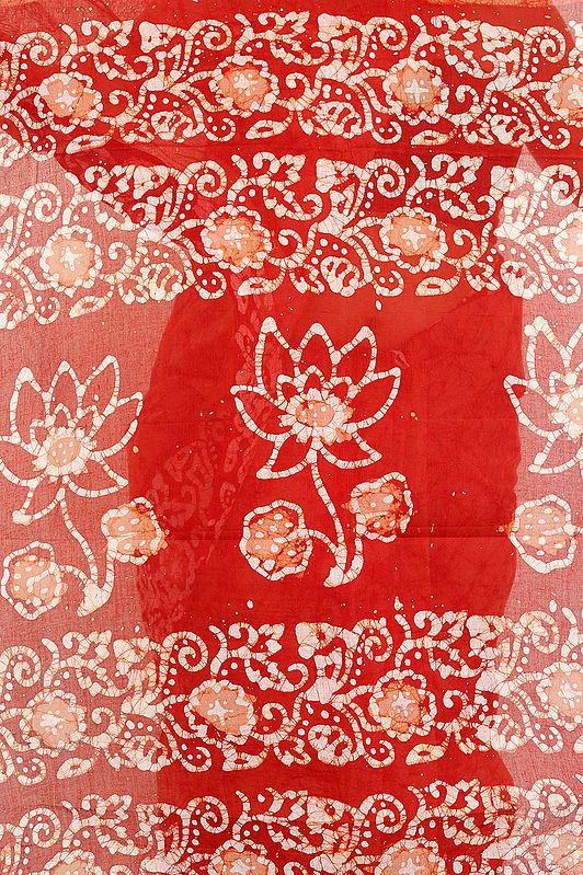 Batik Sari from Kolkata | Exotic India Art