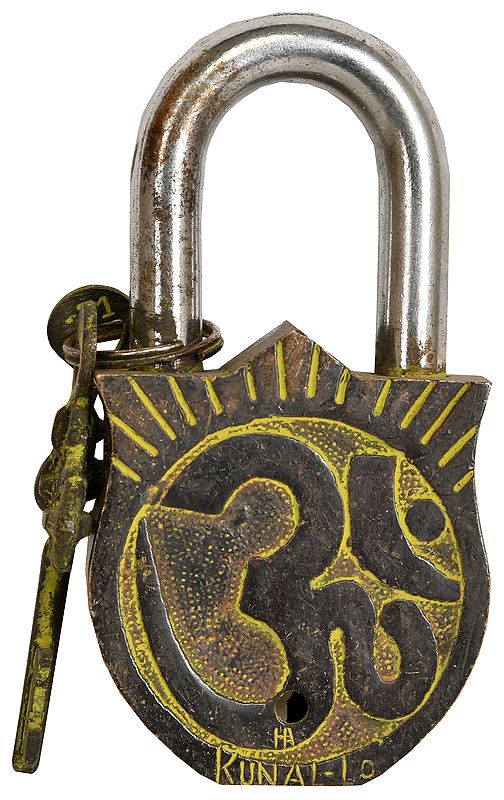 Shiva Temple Lock | Exotic India Art