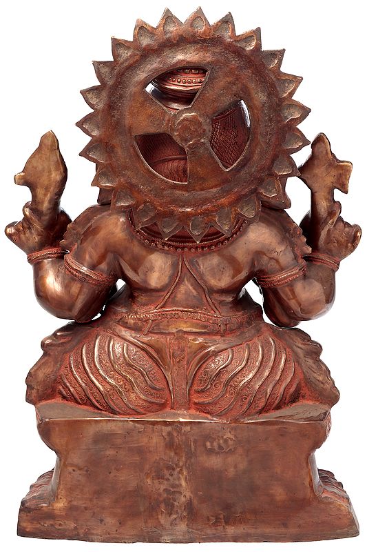 31" Large Size Ekadanta Lambodara In Brass | Handmade | Made In India ...