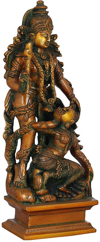 13" Kamadeva and Rati In Brass | Handmade | Made In India | Exotic ...