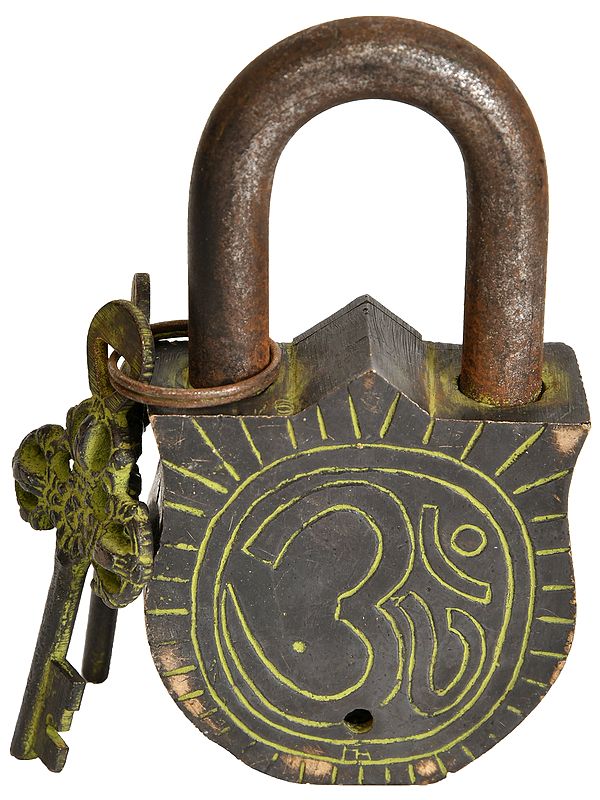 Hanuman Temple Lock | Exotic India Art