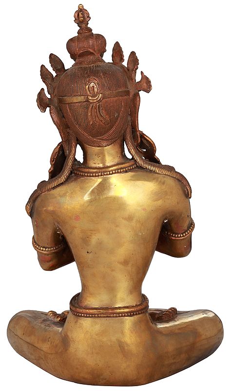 Tibetan Buddhist Primordial Buddha Vajradhara in Vajra-Humkara Mudra ...