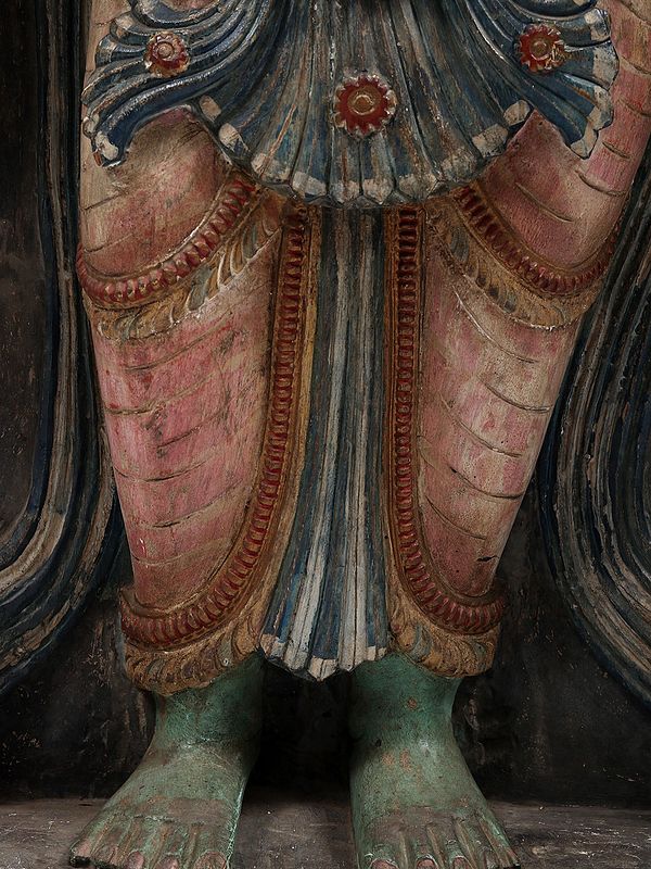 48" Large Nambudiri Brahmin Lady From Kerala | Statue Plus Wall Hanging ...