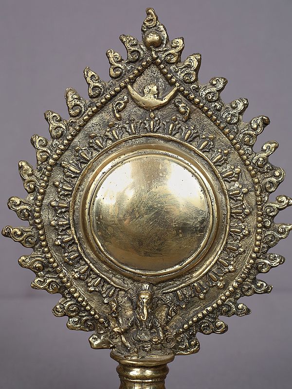 9" Jwala Nhaykan & Sinamu (Pooja Set) from Nepal | Exotic India Art