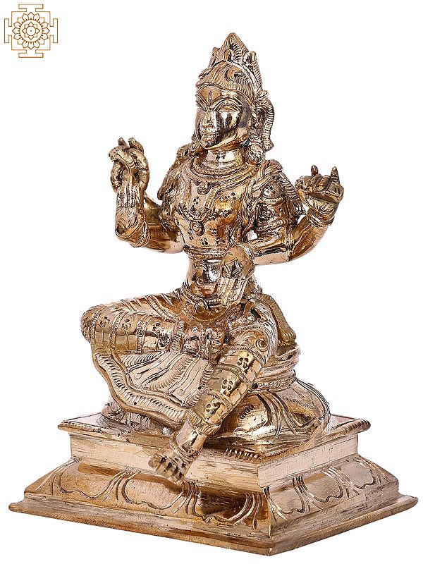 6" Goddess Saraswati (Balambigai) Bronze Statue | Madhuchista Vidhana ...