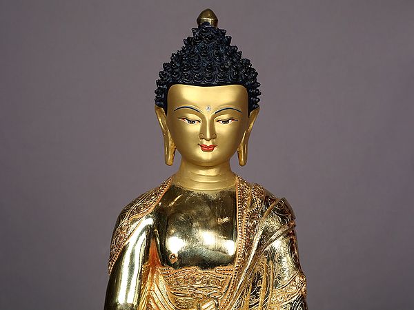 14" Shakyamuni Buddha Statue From Nepal | Exotic India Art