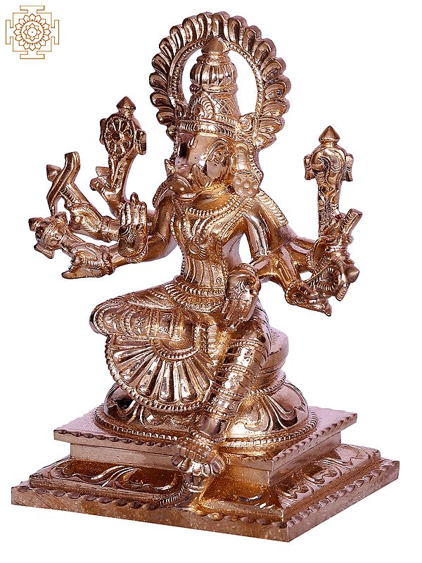 6" Hindu Goddess Varahi With Multiple Hands | Exotic India Art