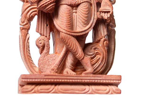 4" Small Standing Devi Saraswati | Exotic India Art