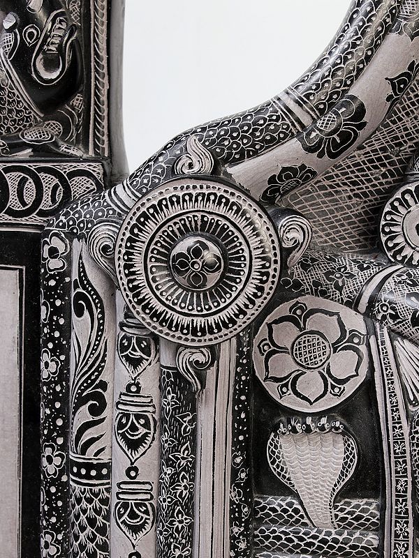 39" Large Lord Venkateswara Stone nakashi Art Statue | Exotic India Art