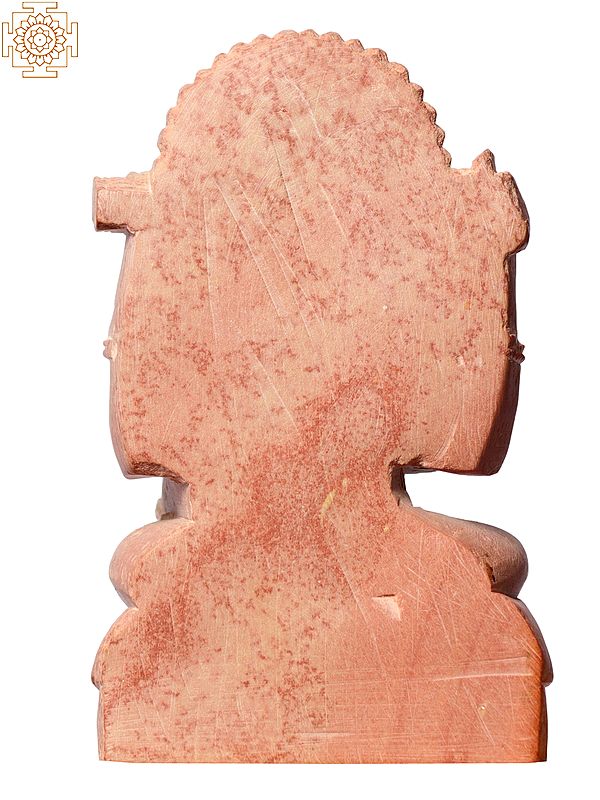 4" Small God Shiva Shankara Statue Crafted from Premium Pink Stone ...