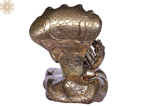 8'' Hindu Deity Ranganatha (Lord Vishnu) | Bronze Statue | Exotic India Art