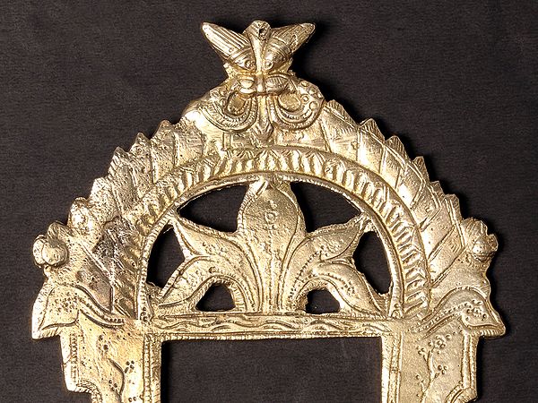 8'' Brass Thiruvachi for Statues | Exotic India Art