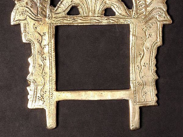 8'' Brass Thiruvachi for Statues | Exotic India Art