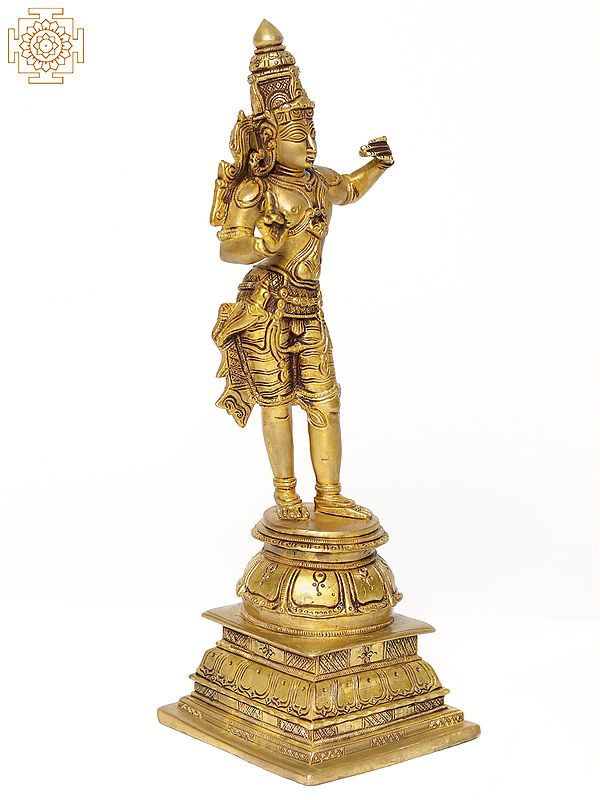 11" Standing Lord Rama Statue | Exotic India Art