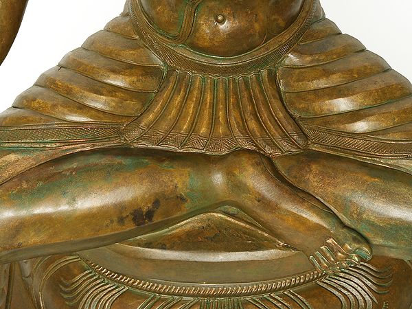 25" The Tamil Siddha Tirumular Bronze Statue | Exotic India Art