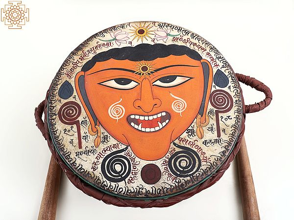 11" Traditional Indian Nagada Drum | Handmade | Exotic India Art