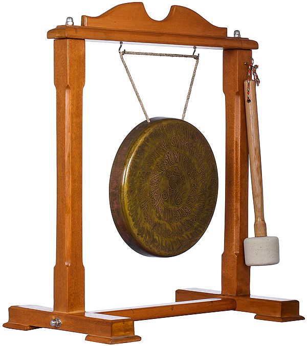 Tibetan Buddhist Monastery Gong | Exotic India Art