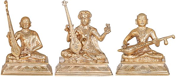 6" The Trinity Of Carnatic Music: Saint Tyagaraja, Saint Muthuswami ...