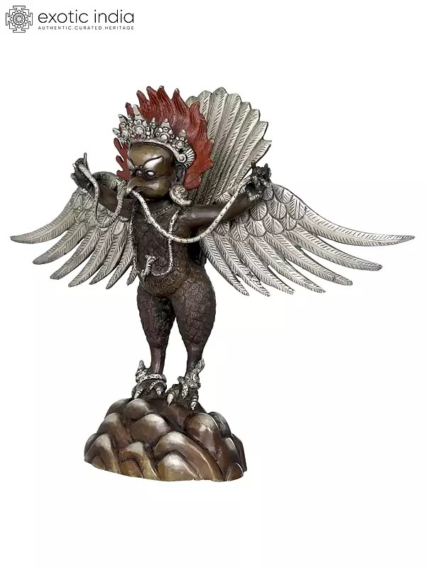 Standing Garuda with Stretched Wings and a Snake in His Beak | Exotic ...