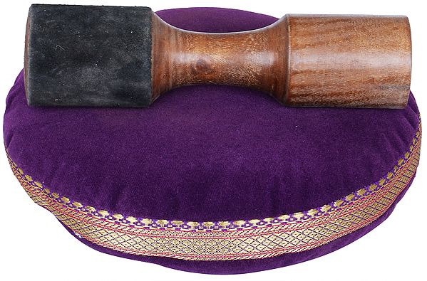 Tibetan Buddhist OM Singing Bowl | Exotic India Art Tibetan Buddhist OM Singing Bowl | Exotic India Art