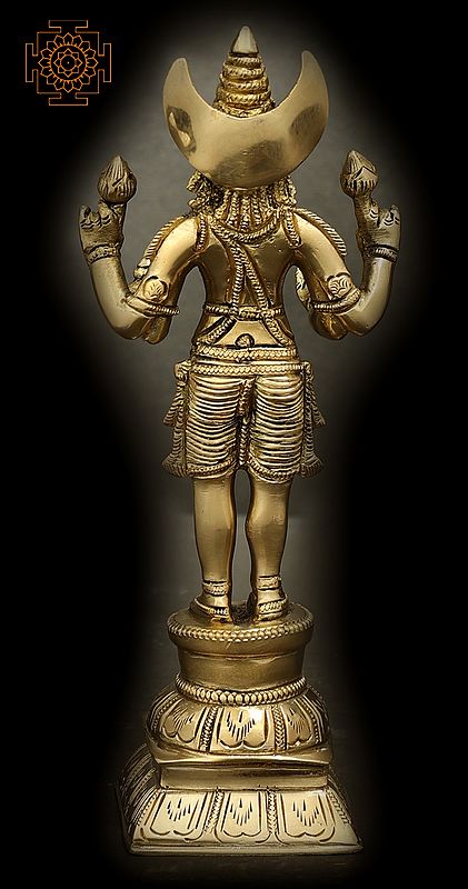 3" Lord Chandra Deva - The Moon God In Brass | Handmade | Made In India ...