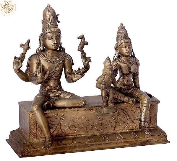 8" Somaskanda Bronze Statue | Madhuchista Vidhana (Lost-Wax ...