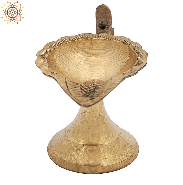 5" Handheld Aarti Lamp | Brass Lamp | Handmade | Made In India | Exotic ...