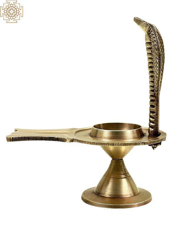 4" Small Brass Shivling Stand | Exotic India Art