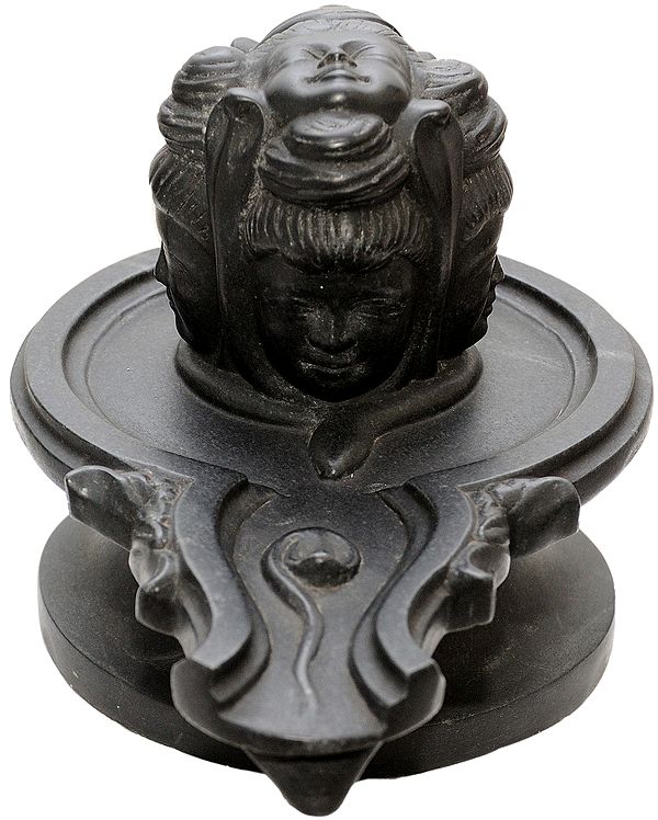 Sacred Pancha-Mukha Linga | Exotic India Art