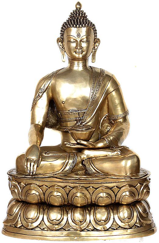 Padmasana Buddha In Bhumisparsha Mudra, His Divine Countenance ...