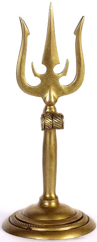 The Trident of Shiva with Damaru | Exotic India Art