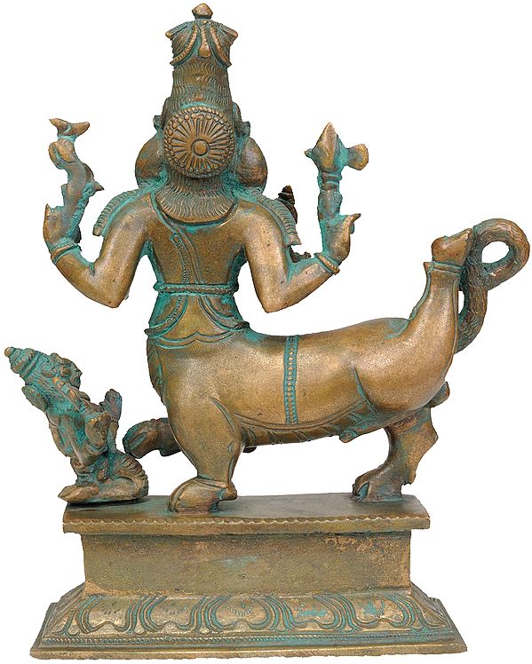 Sharabha: An Incarnation of Virabhadra | Exotic India Art