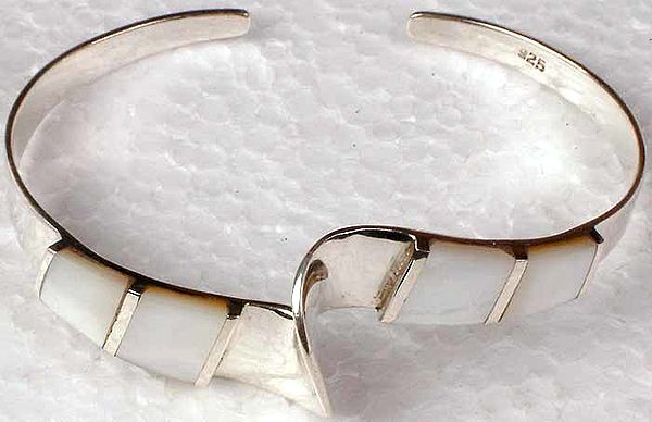 Shell Inlay Bracelet | Exotic India Art